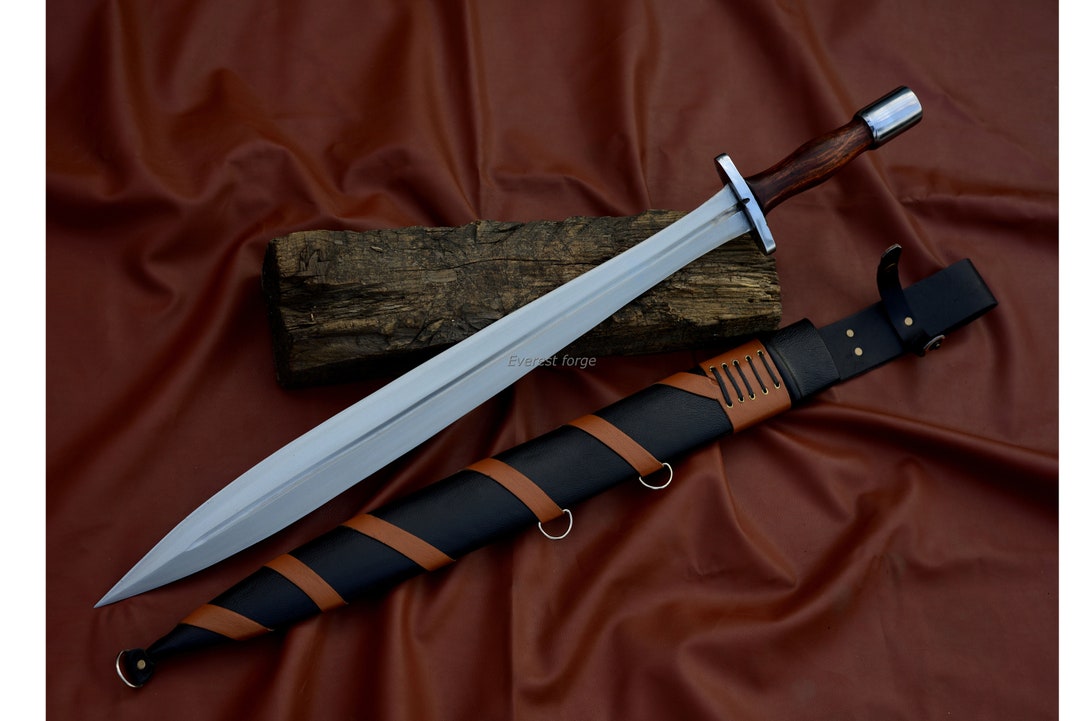 24 inches Blade Greek Xiphos Sword-Replica Sword-Hand crafted in Nepal ...