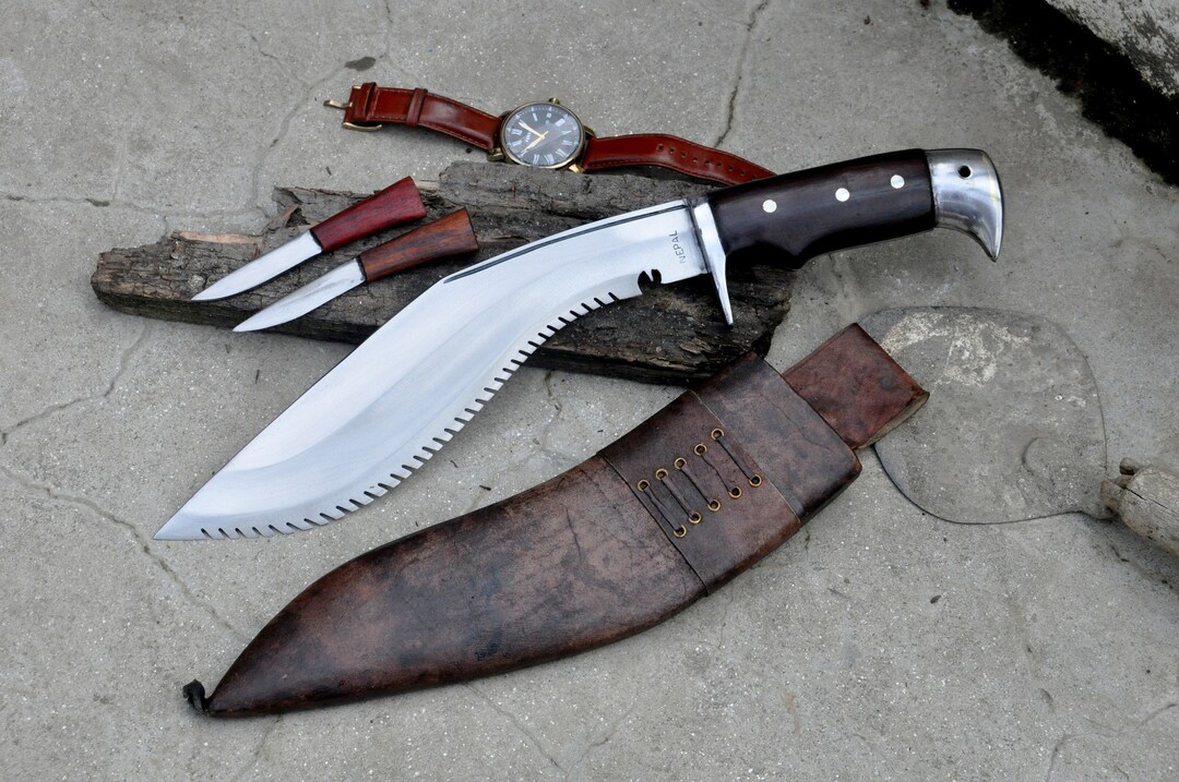 12 Inches Long Blade Kukri Saw-khukuri-machete-hand Forged-tempered ...