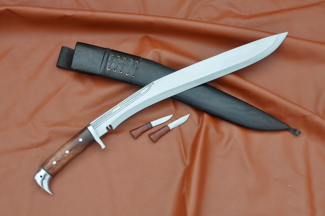20 Inches Long Blade Large Kukri Knife-khukuri Sword-hand Forged ...