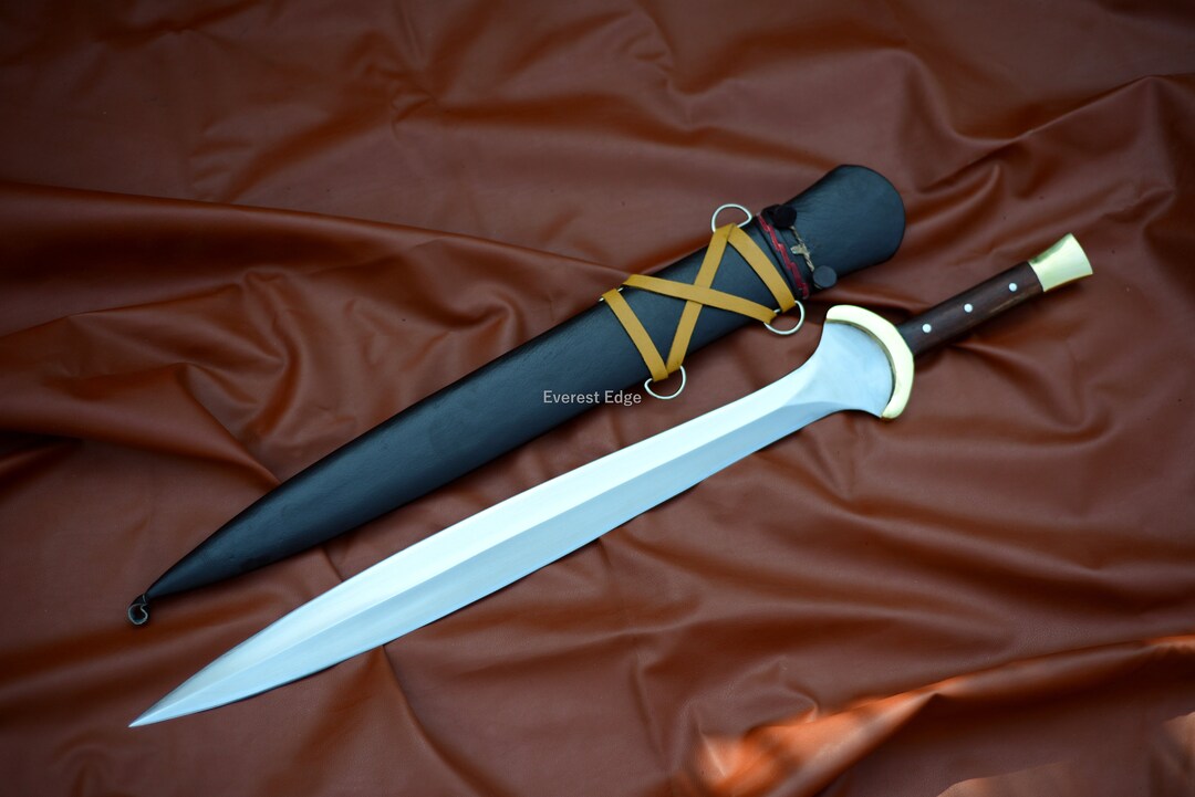 23 Inches Blade Greek Xiphos Sword-replica Sword-hand Crafted in Nepal ...