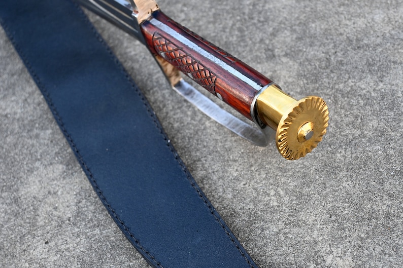 18 Inches Long Blade Sword-dragon Tooth Sword-d Guard - Etsy