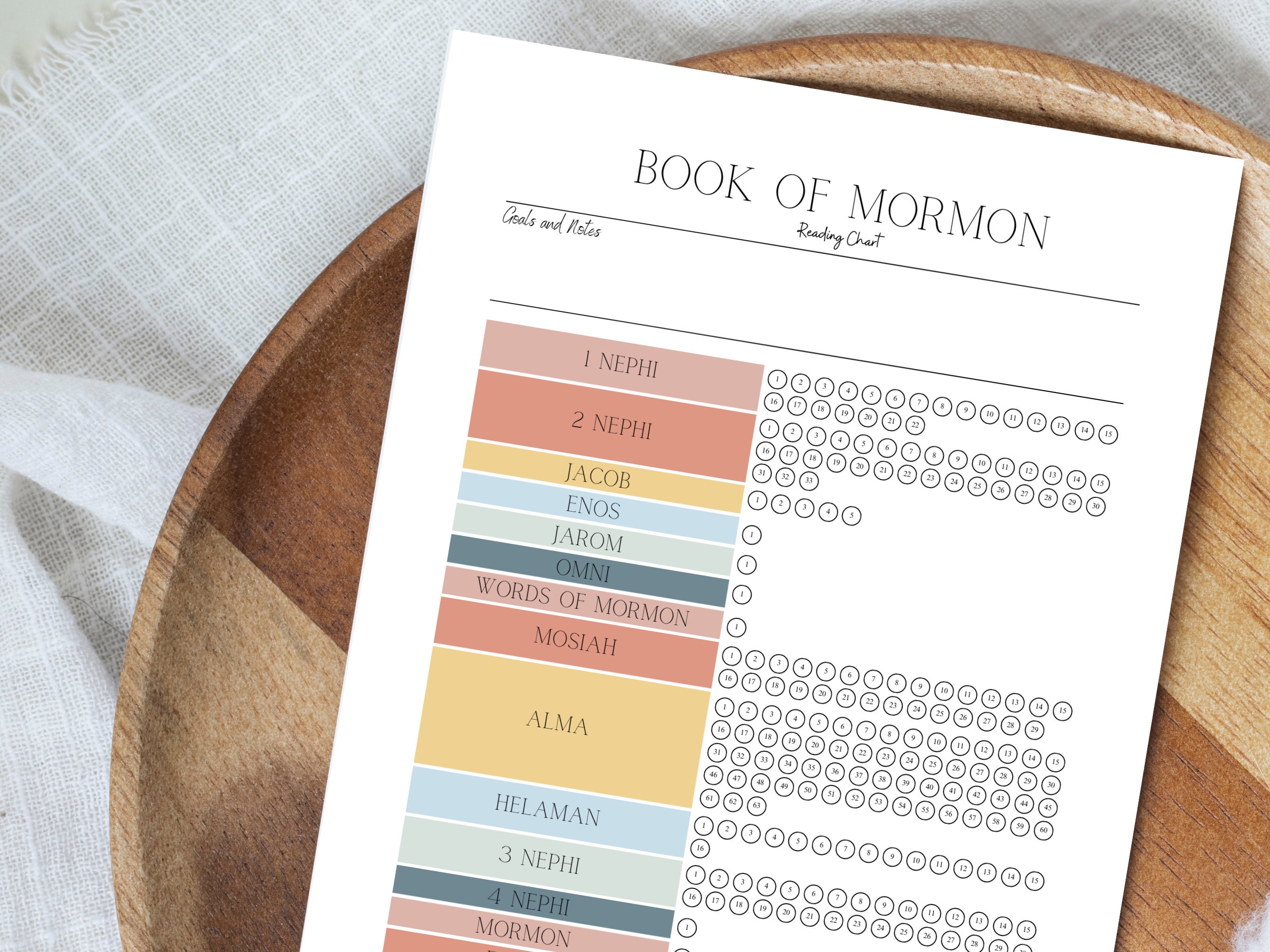 Book of Mormon Reading Chart | LDS Bofm Tracker | LDS Reading Guide ...