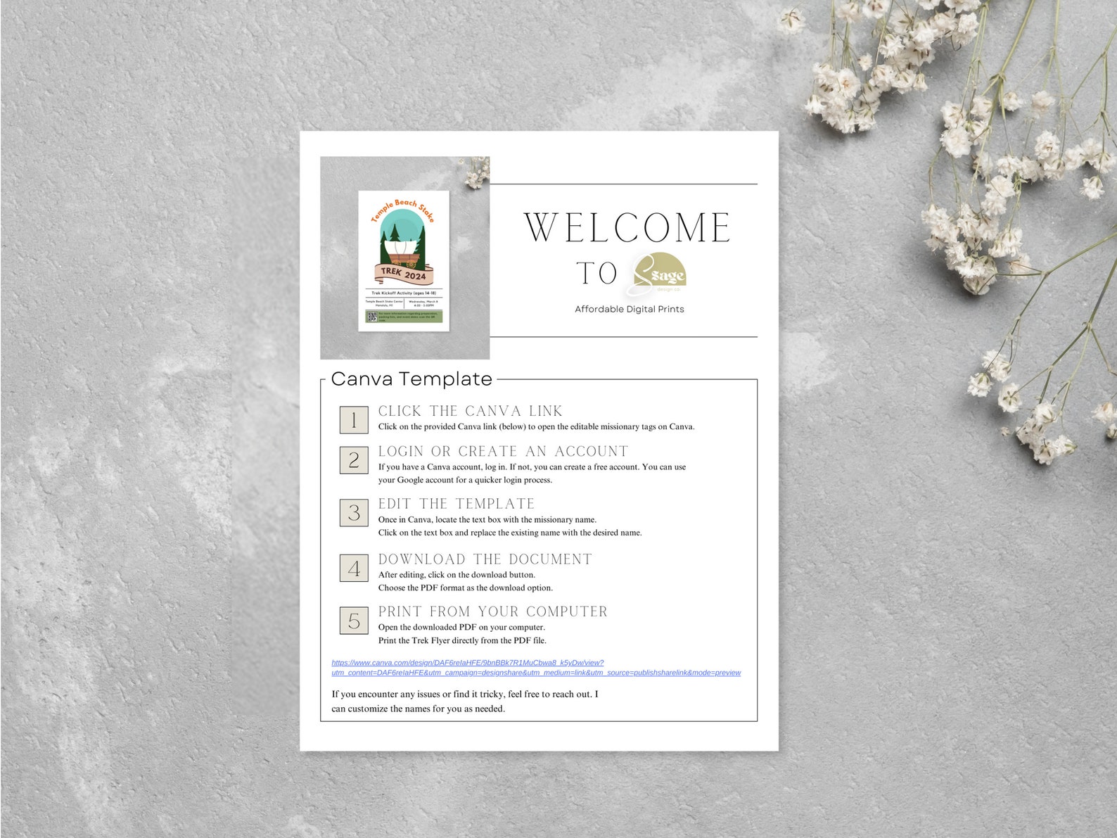 LDS Trek Flyer | Trek Kickoff Invitation Flyer I Digital Download ...