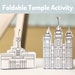 LDS Temple Cutout Activity | Build a Temple | Primary Activity | LDS ...