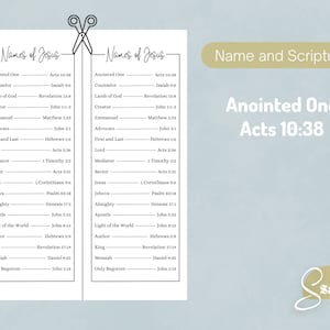 Names of Christ Worksheet | Names of Christ Bible Lesson | Names of ...