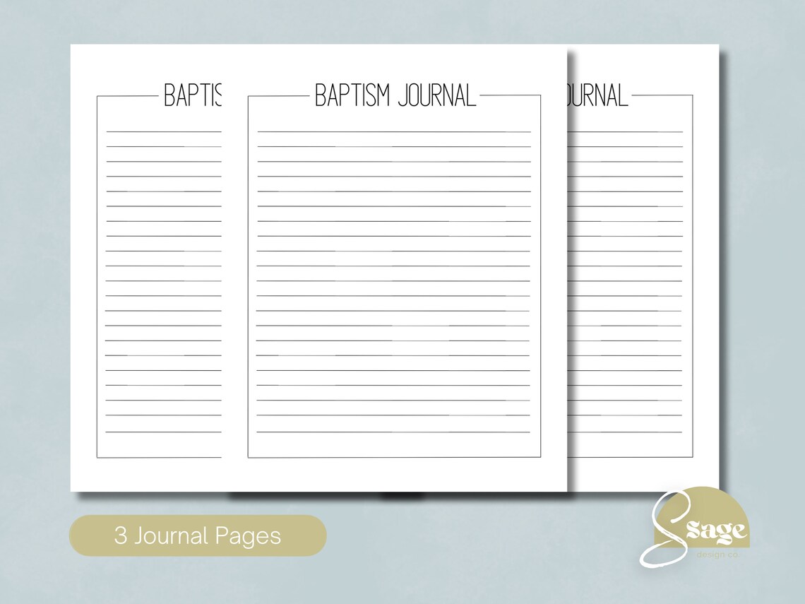Baptism Preparation Book Digital Download LDS Baptism - Etsy