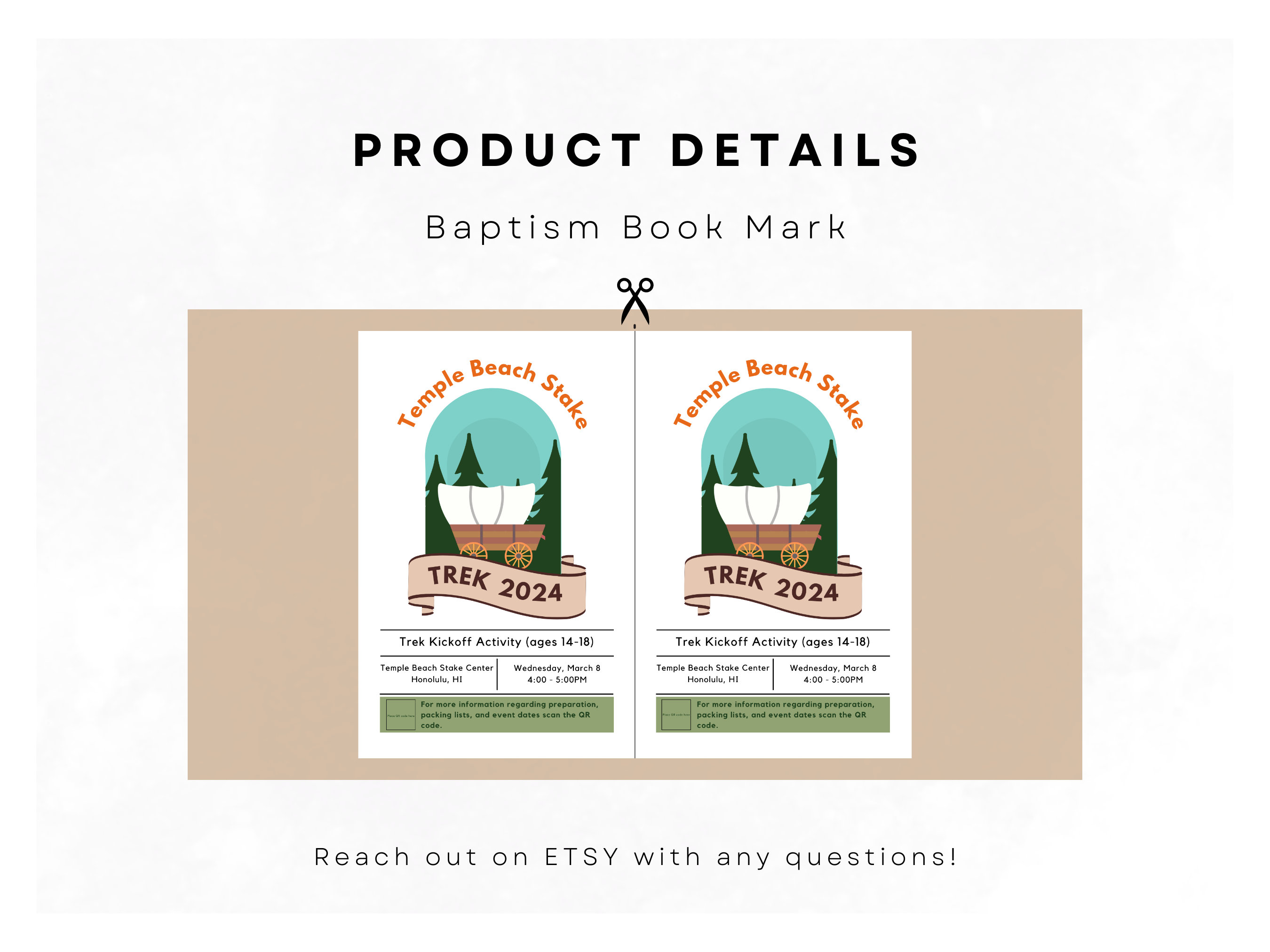 LDS Trek Flyer | Trek Kickoff Invitation Flyer I Digital Download ...