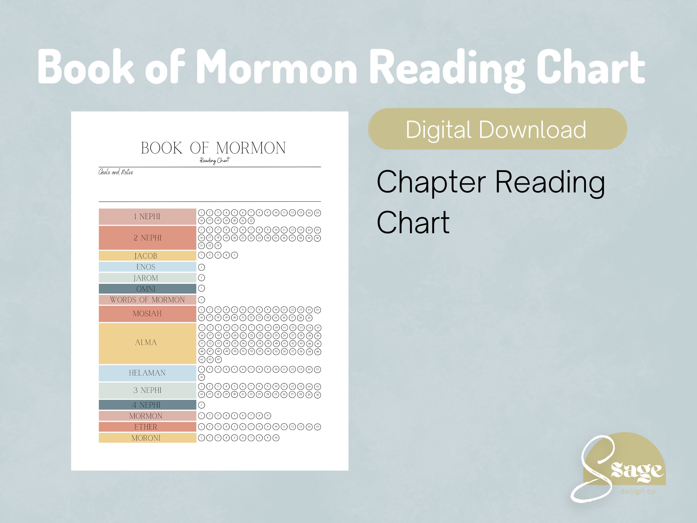 Book of Mormon Reading Chart | LDS Bofm Tracker | LDS Reading Guide ...