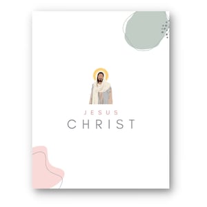 Jesus Christ Worksheet or Study | Jesus Journal Paper | Sunday School ...