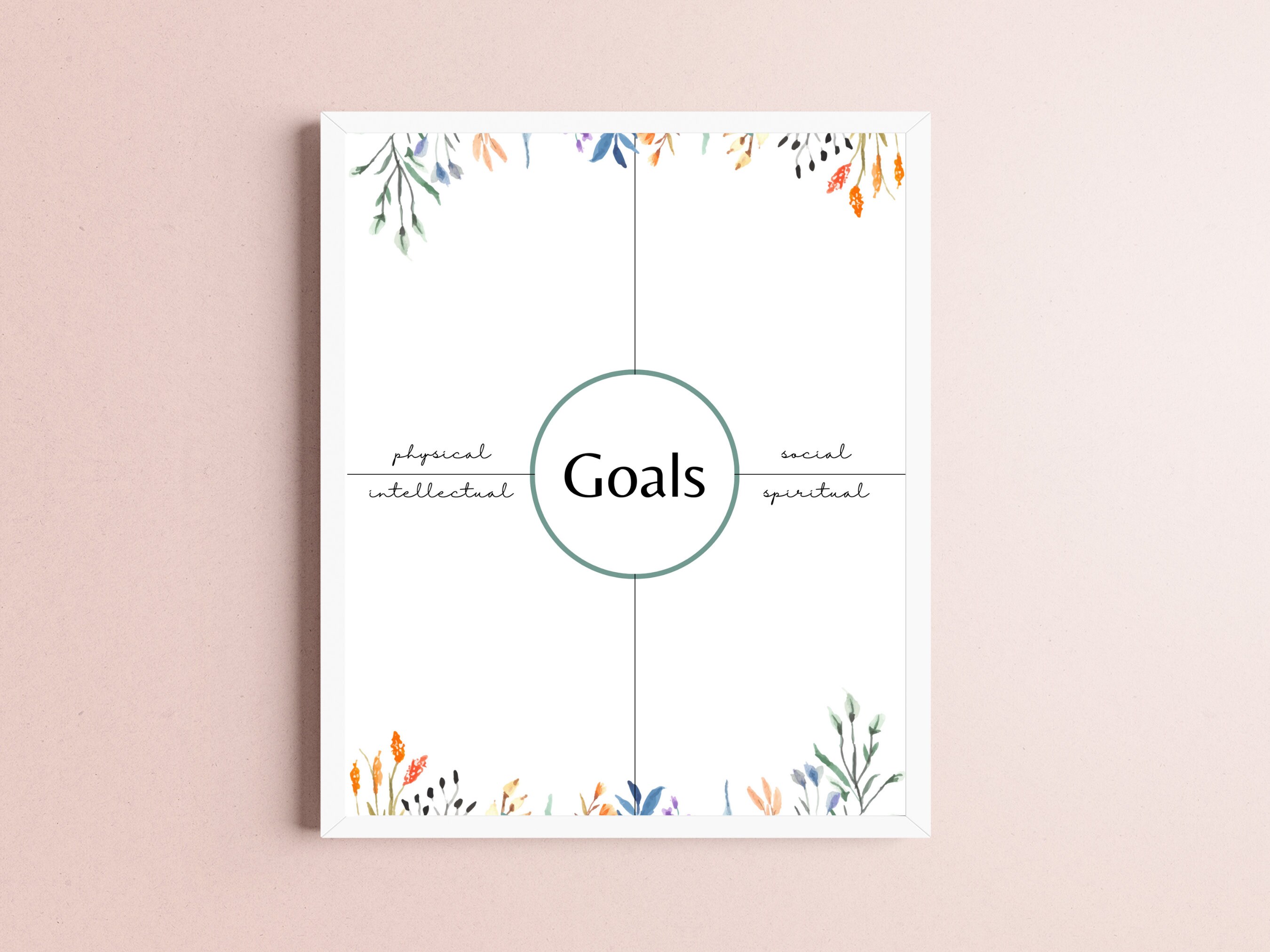 Balance Goal Setting | Digital Download | Youth and Kids Goal Setting ...