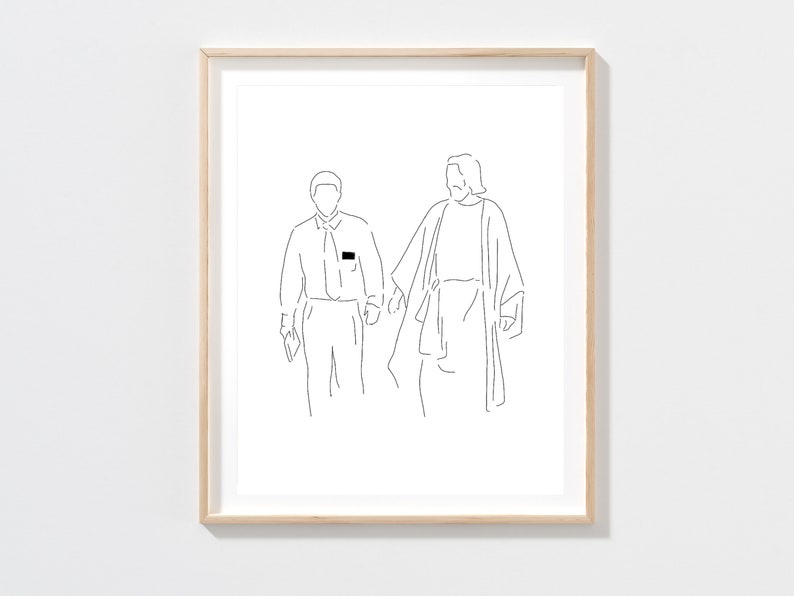 LDS Missionary With Christ Art | Missionary Art and Gift | Called to ...
