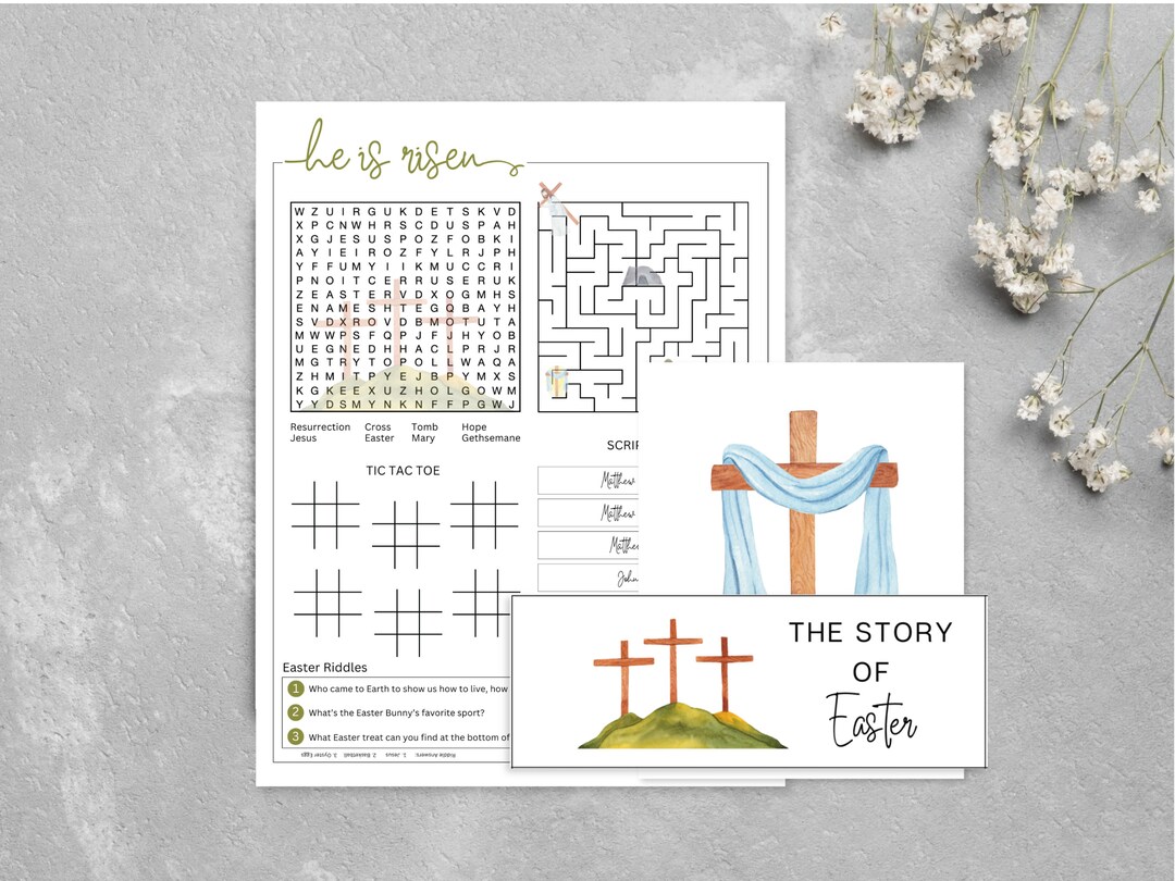 Christian Easter Bundle | Digital Downloads | Easter for Older Kids ...