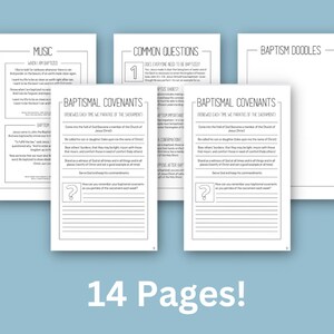 Baptism Activity Book | Black&white Baptism Booklet | Great to Be 8 ...