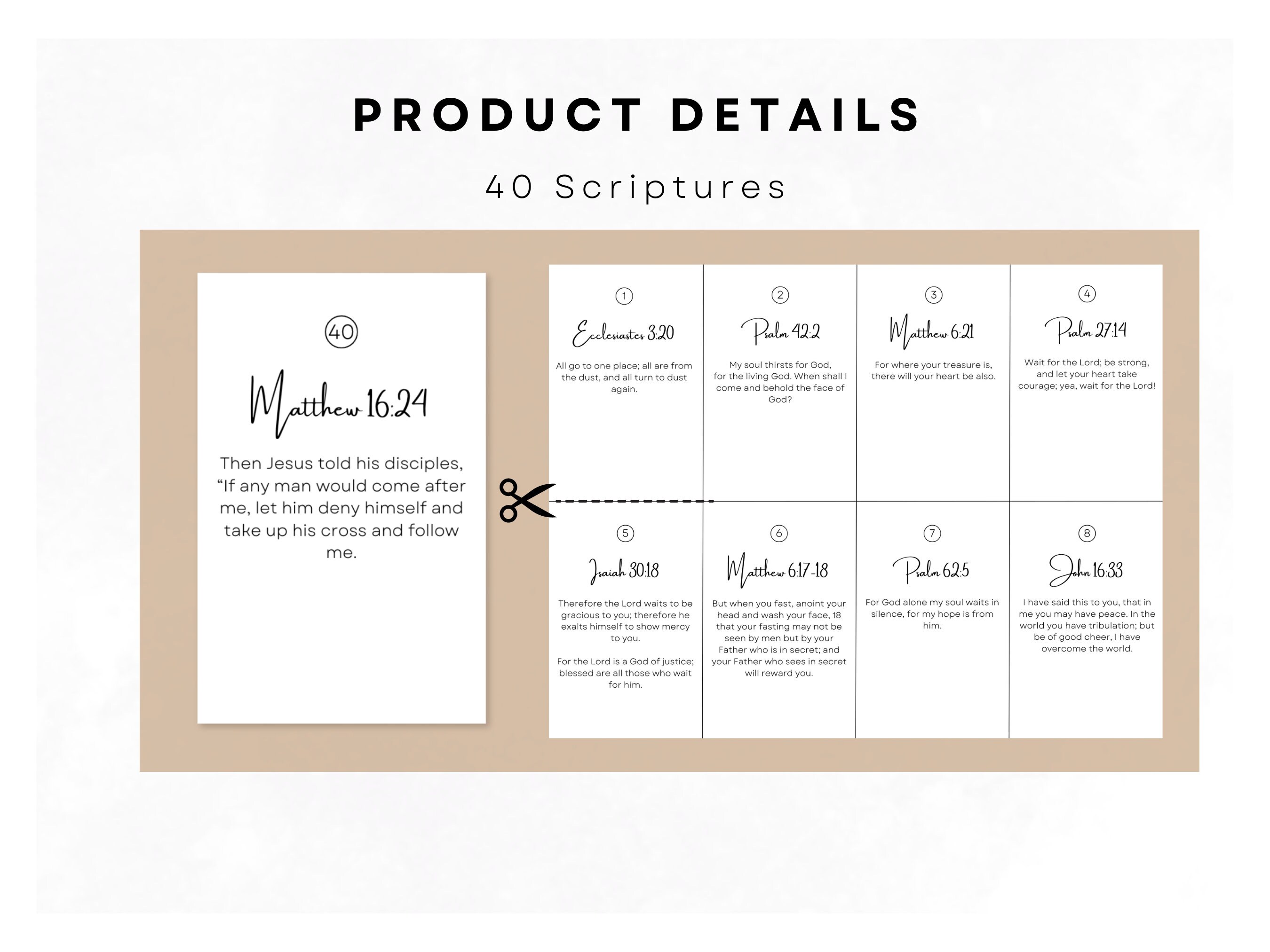 Lent and Holy Week Scripture Cards | Lent Daily Bible Verse | Lent ...