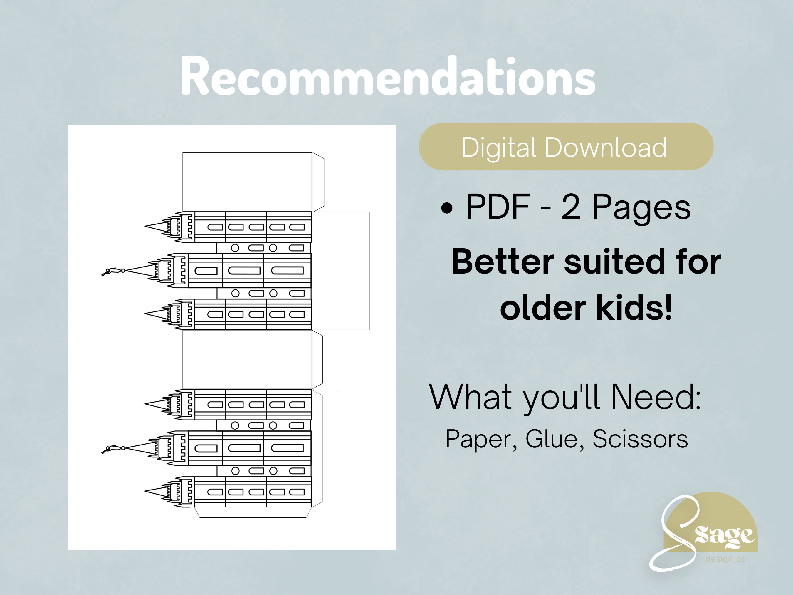 LDS Temple Cutout Activity | Build a Temple | Primary Activity | LDS ...