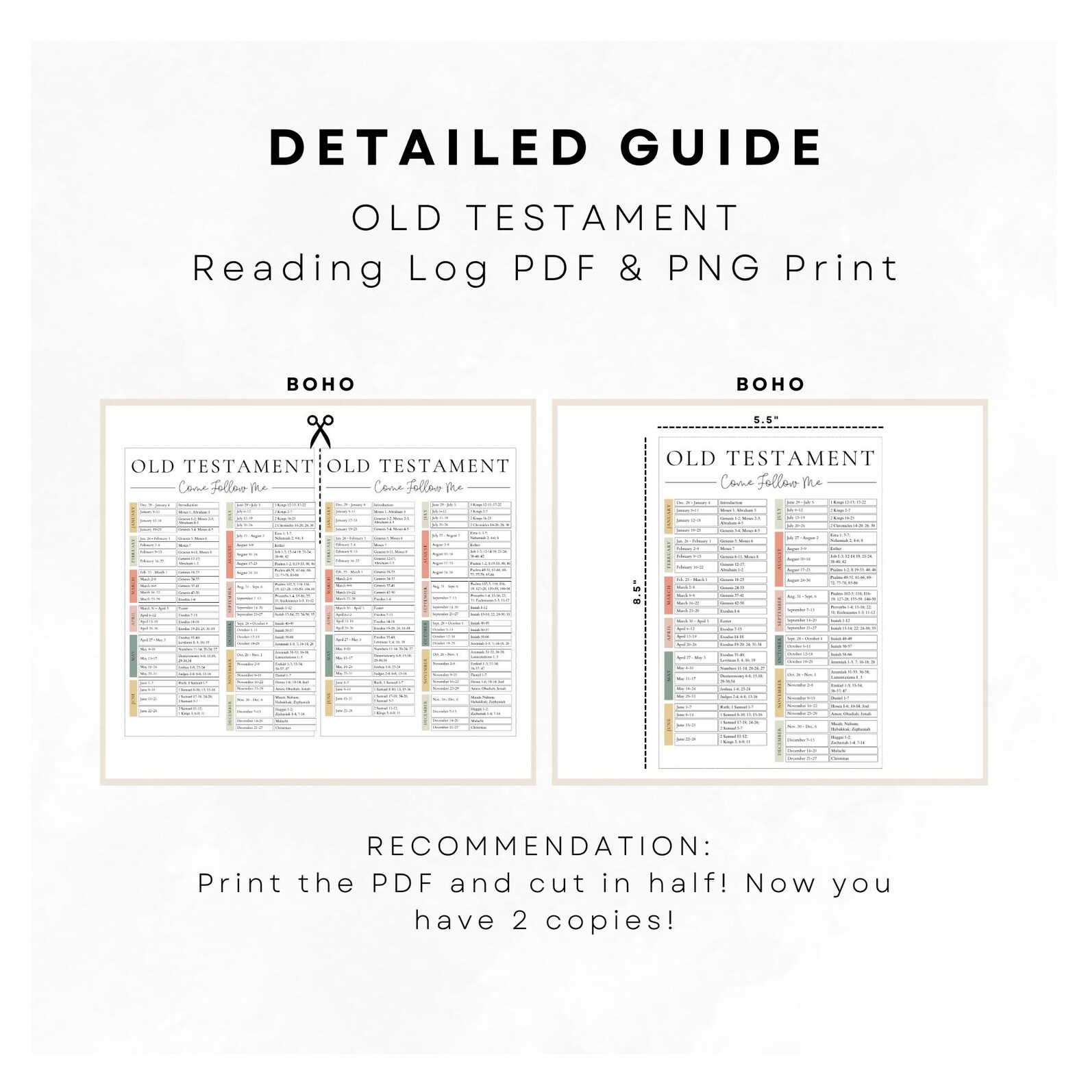 Handout Come Follow Me Old Testament Reading Schedule | Come Follow Me ...