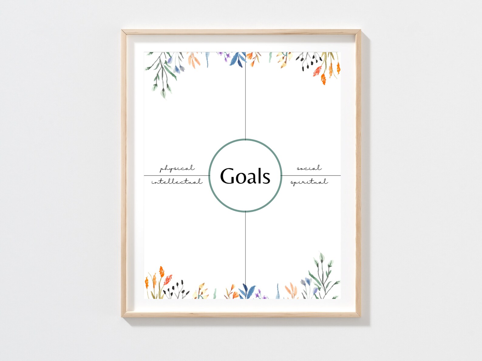Balance Goal Setting Digital Download Youth and Kids Goal - Etsy