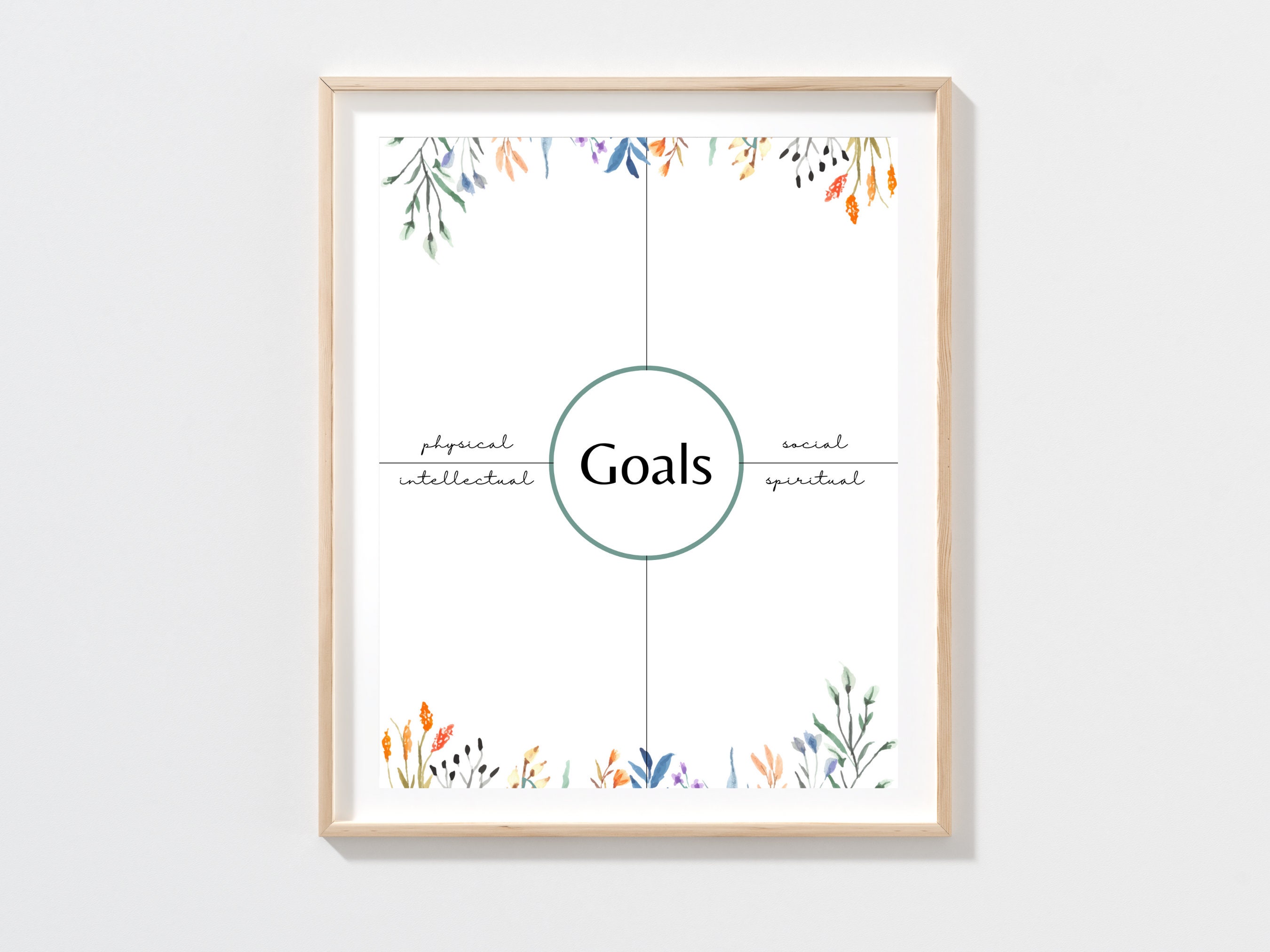 Balance Goal Setting | Digital Download | Youth and Kids Goal Setting ...