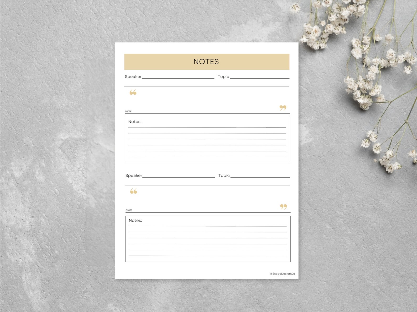 General Conference Note Taking PDF | Digital Download | General ...