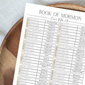 Come Follow Me Book of Mormon Reading Schedule Come Follow Me 2024 Come Follow Me LDS Bofm Come ...