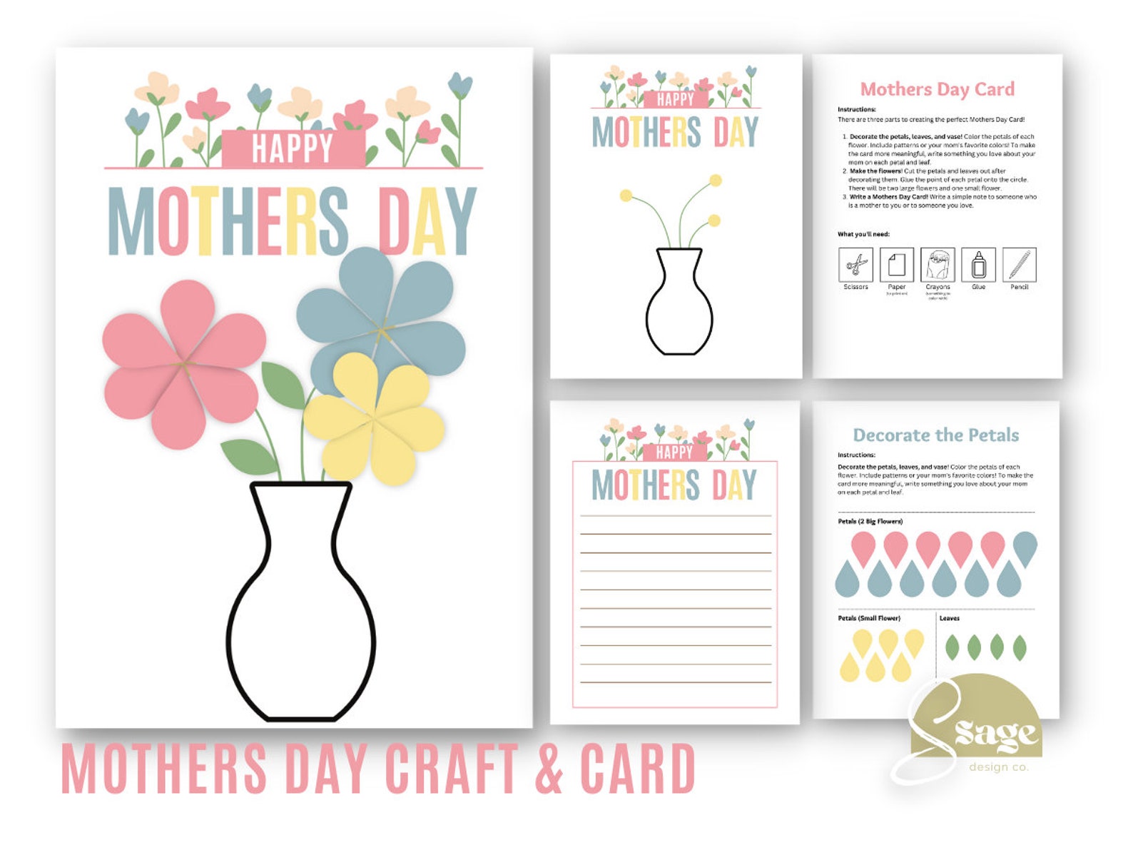 Mothers Day Activity for Kids | Digital Download | PDF | Mothers Day ...