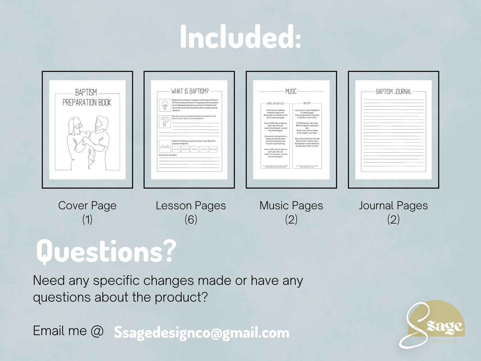 Baptism Preparation Book Digital Download LDS Baptism - Etsy