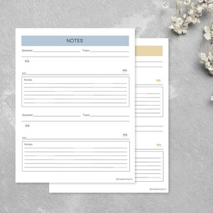 General Conference Note Taking | 7 Colors | General Conference Notes ...