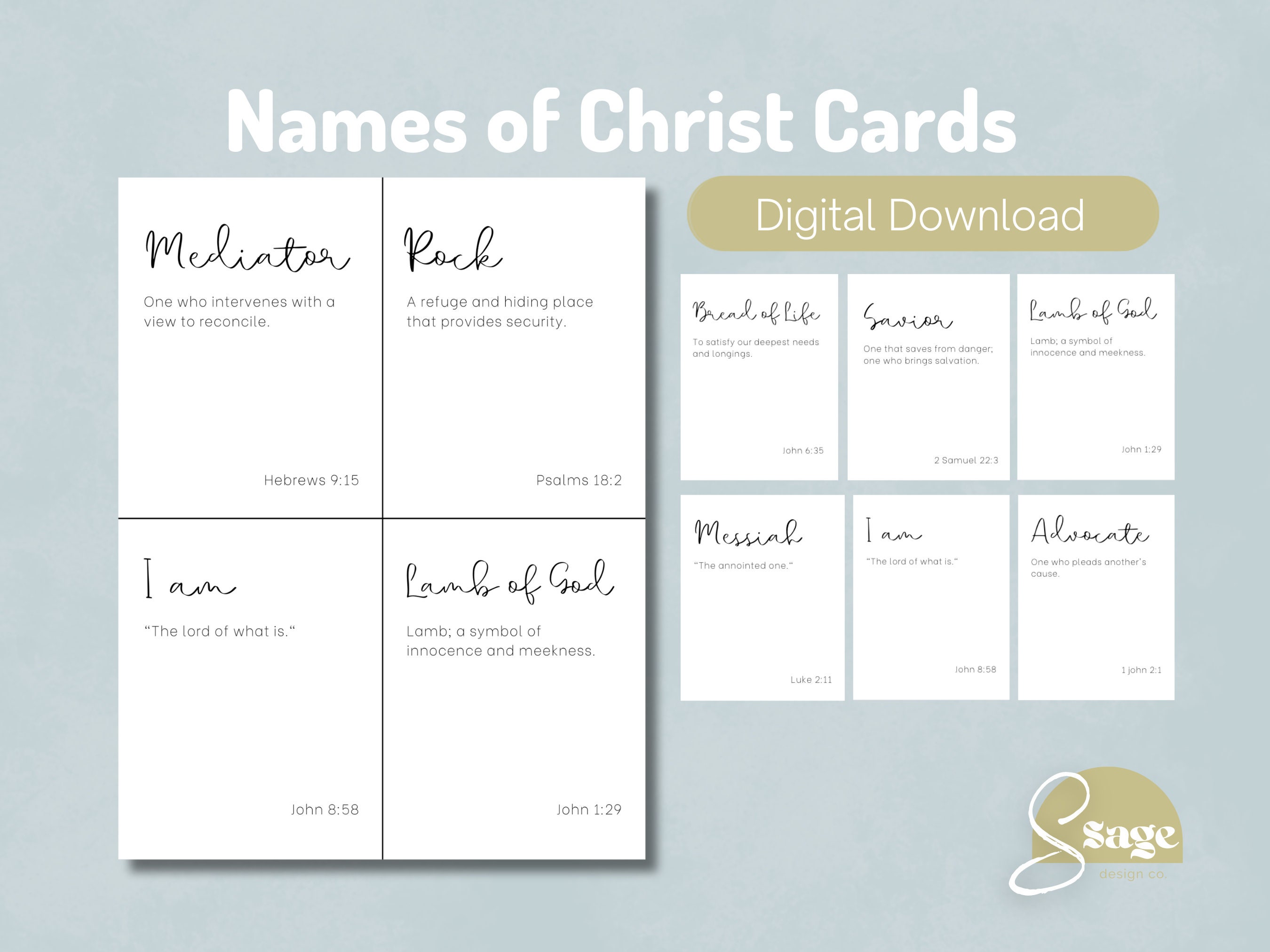 Names of Christ | New Testament Bible Study | Youth Sunday School LDS ...