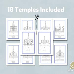Your Body is a Temple | LDS Primary Handout | LDS Temple Kids | My Body ...