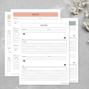 General Conference Note Taking | 7 Colors | General Conference Notes ...