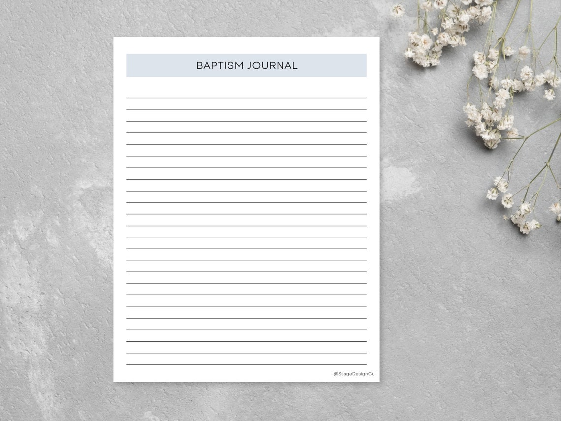 Baptism Preparation Book Digital Download LDS Baptism Baptism Preview ...