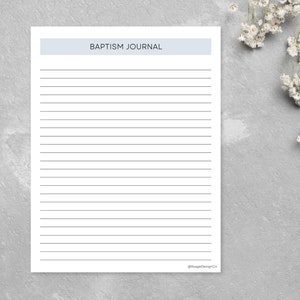 Baptism Preparation Book | Digital Download | LDS Baptism | Baptism ...