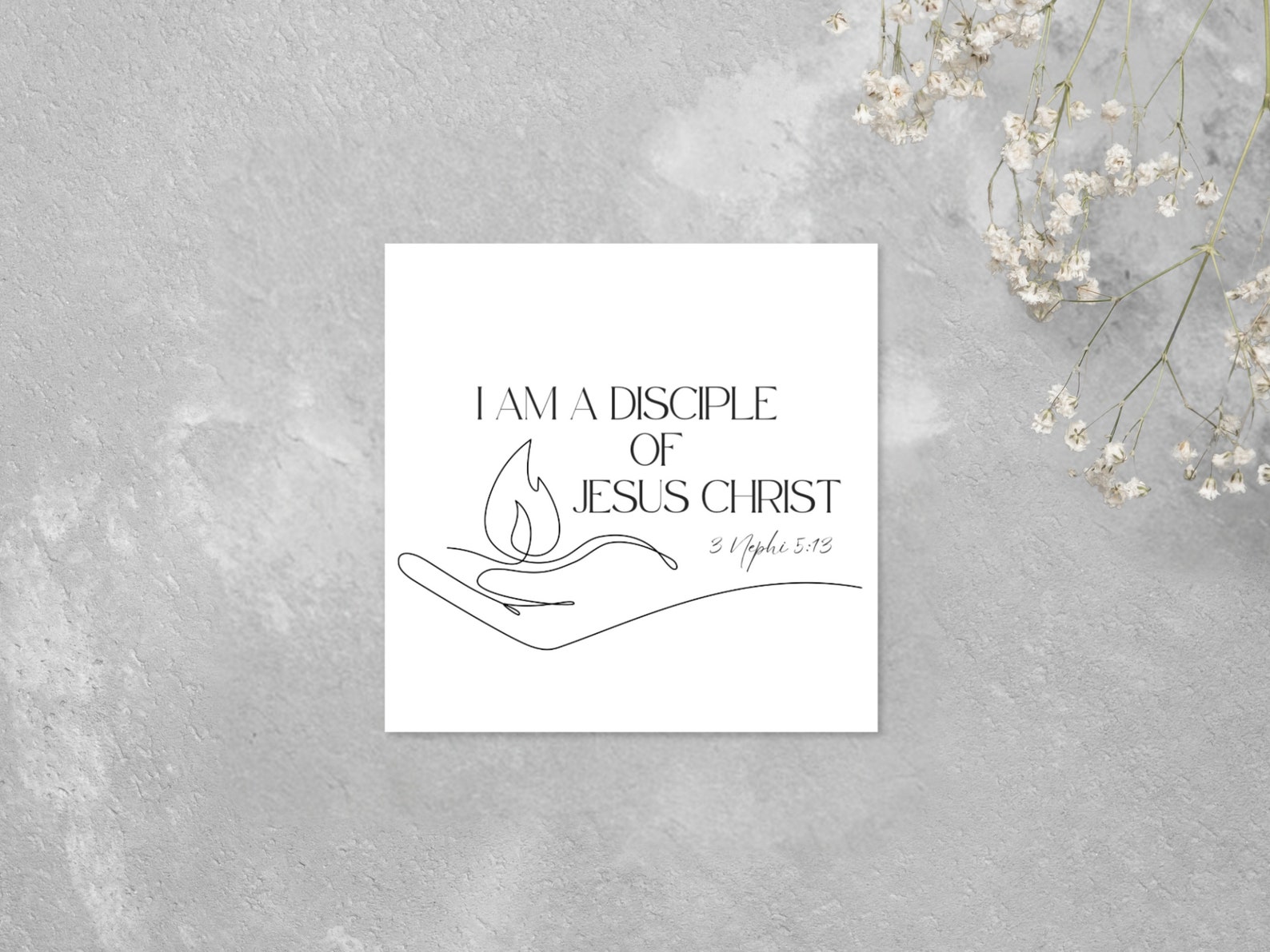 2024 Youth Theme Print Handout | I Am a Disciple of Jesus Christ ...