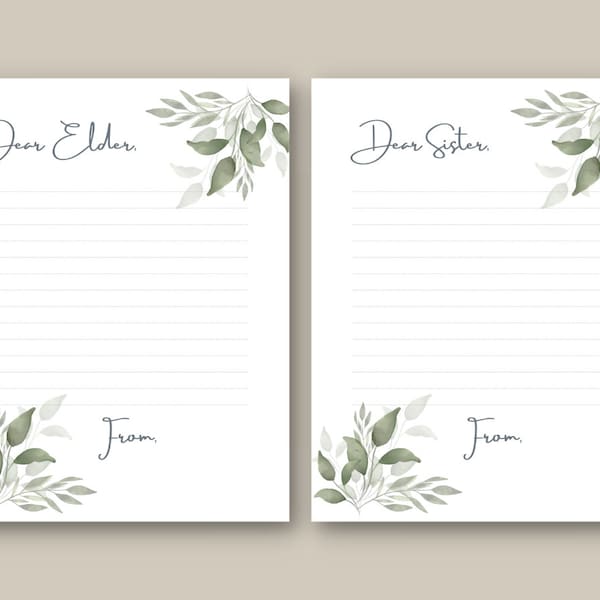 Lds Missionary Letter - Etsy