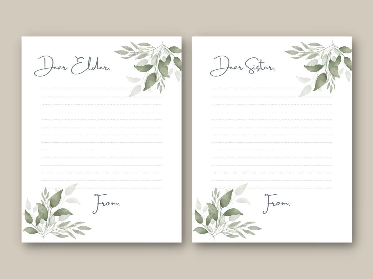 Missionary Letter Template | Ward Mini Missions | Missionary Gifts ...