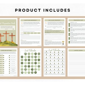 Lent Lesson Activity Pages | 11 Pages | Ash Wednesday | Lent Calendar ...