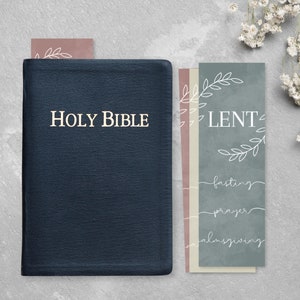 Lent Bookmarks Digital Download | Lent Activity Bookmarks | Lent Study ...