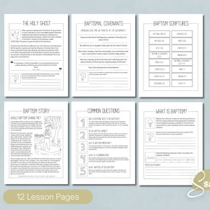 Baptism Preparation Book Digital Download LDS Baptism - Etsy