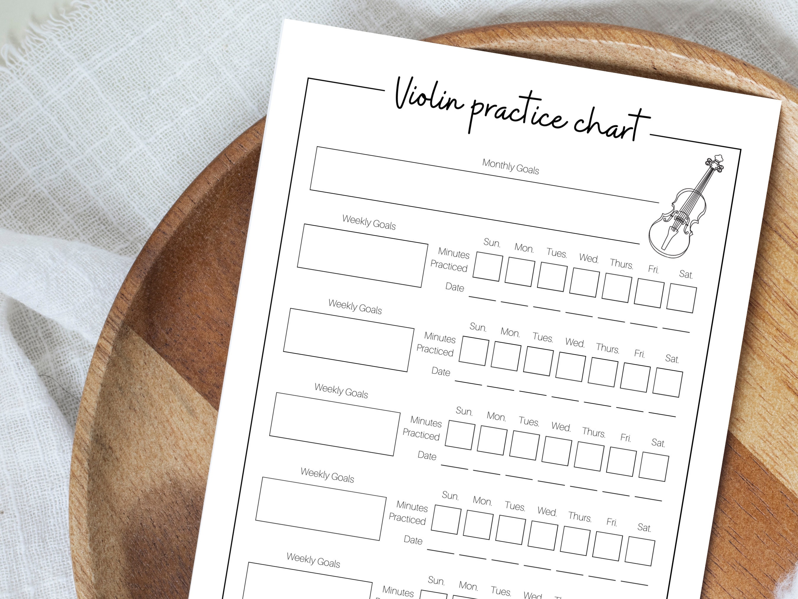 Violin Practice Chart Violin Practice for Kids Violin Teacher Violin ...