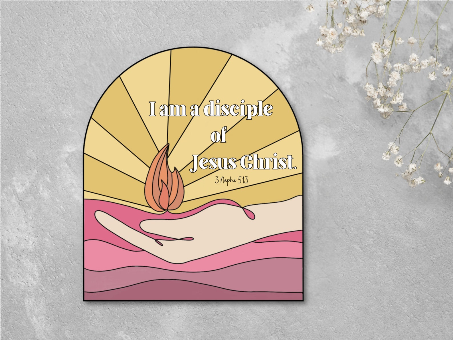 2024 Youth Theme Print | I Am a Disciple of Jesus Christ | Youth Theme ...