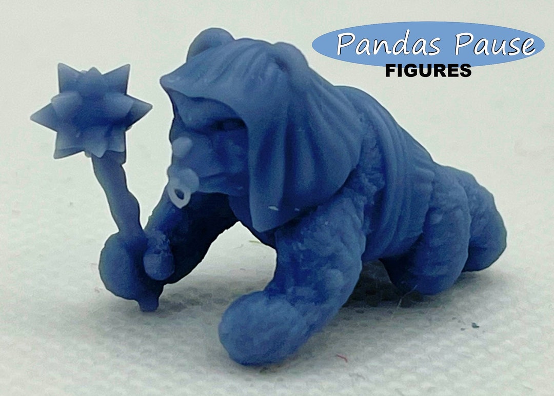 Mats, Baby Teddy Bear With Mace (unpainted Resin Figure) - Etsy