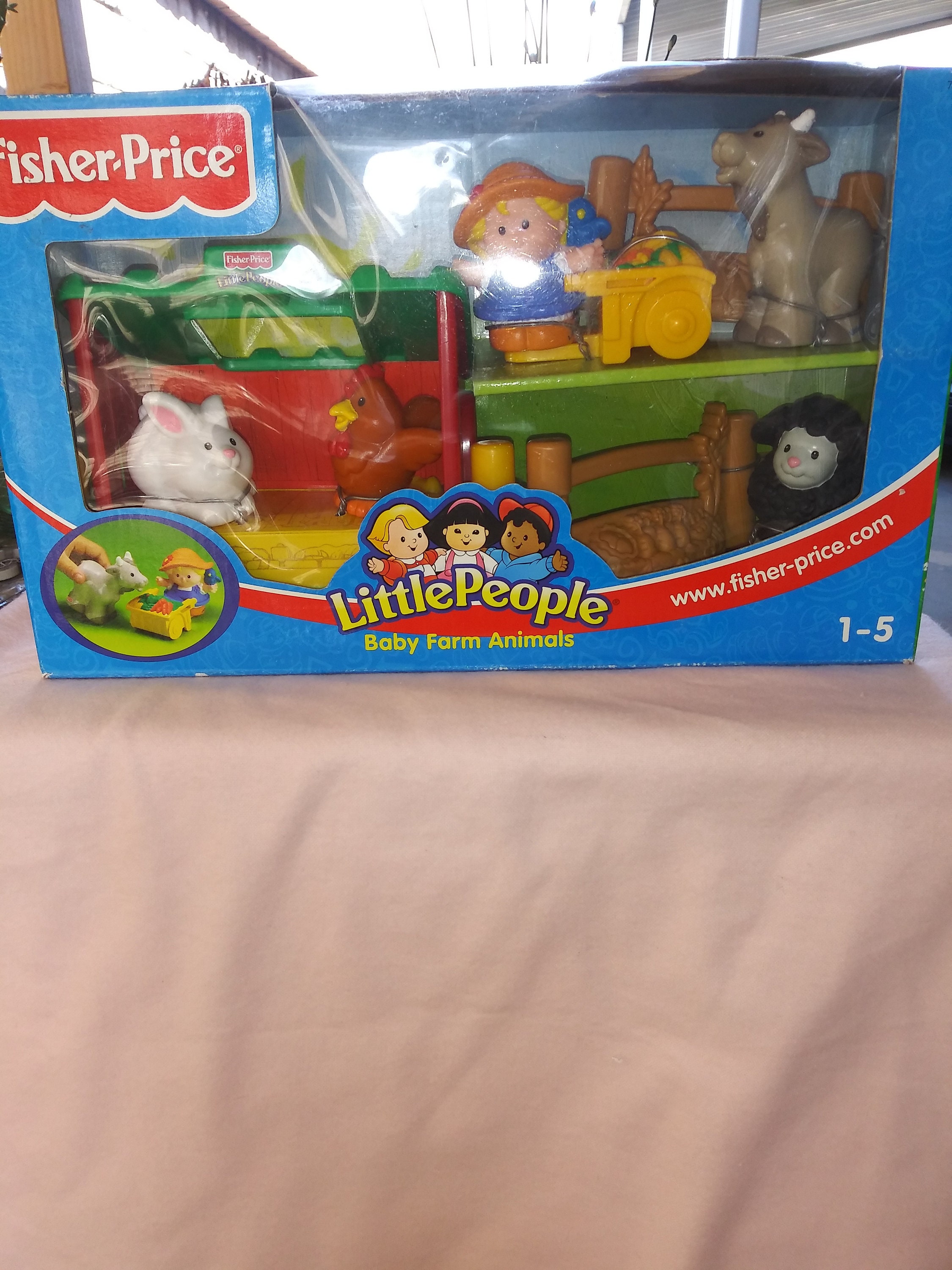 Vintage Fisher-price Little People Baby Farm Animals. Will Ship USPS ...