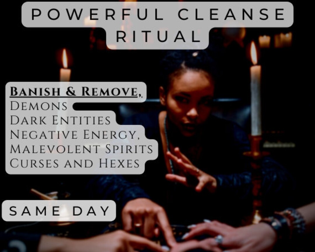 Powerful Cleanse for Dark Energy, Dark Entity and Demons or Curses and ...