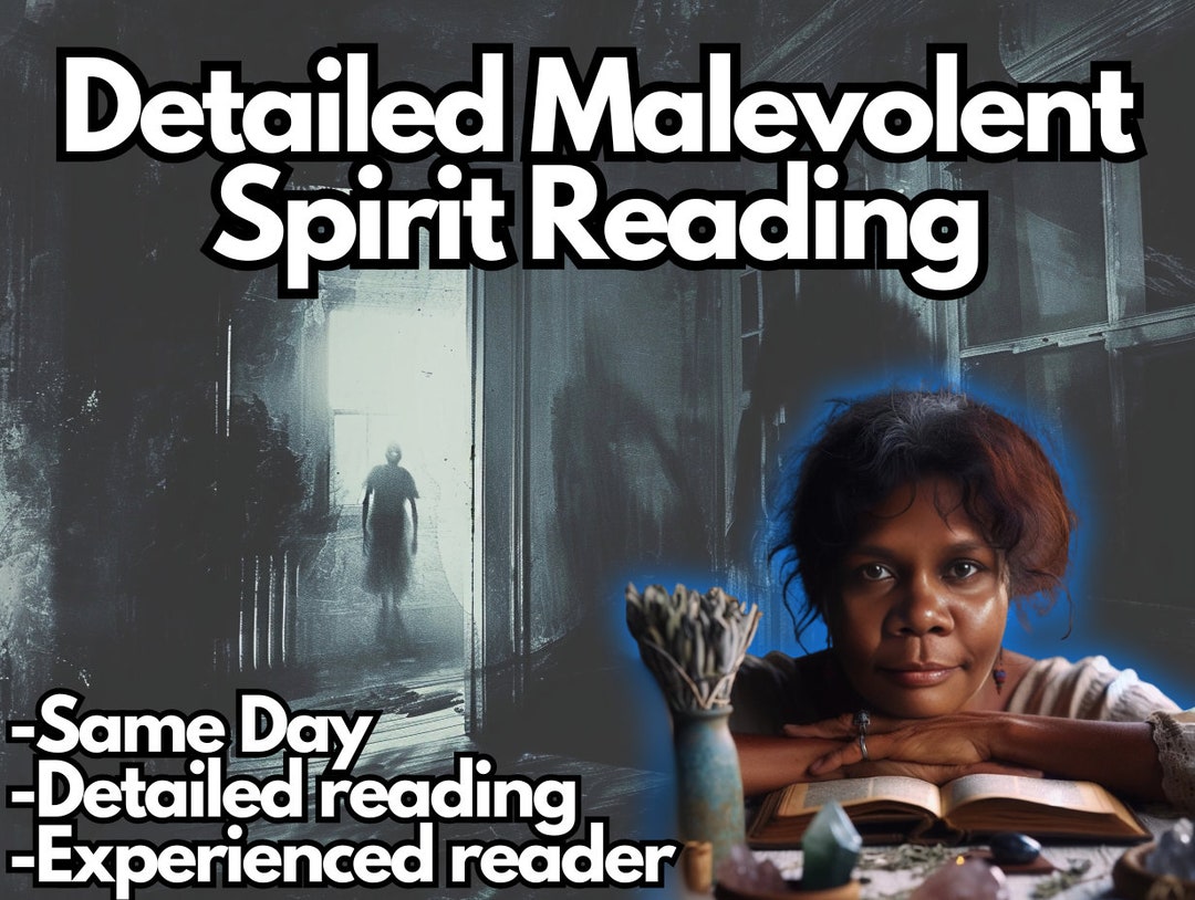 Detailed Malevolent Spirit Reading Very Fast - Etsy