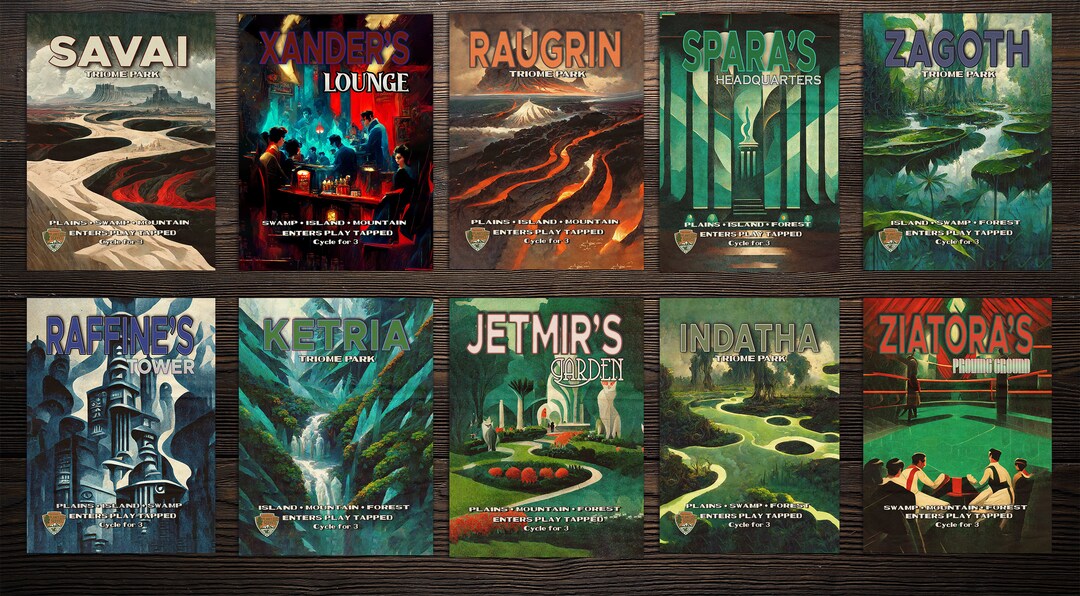 Americana Series: Terrifying Triomes Shock Poster Land Proxies - Etsy