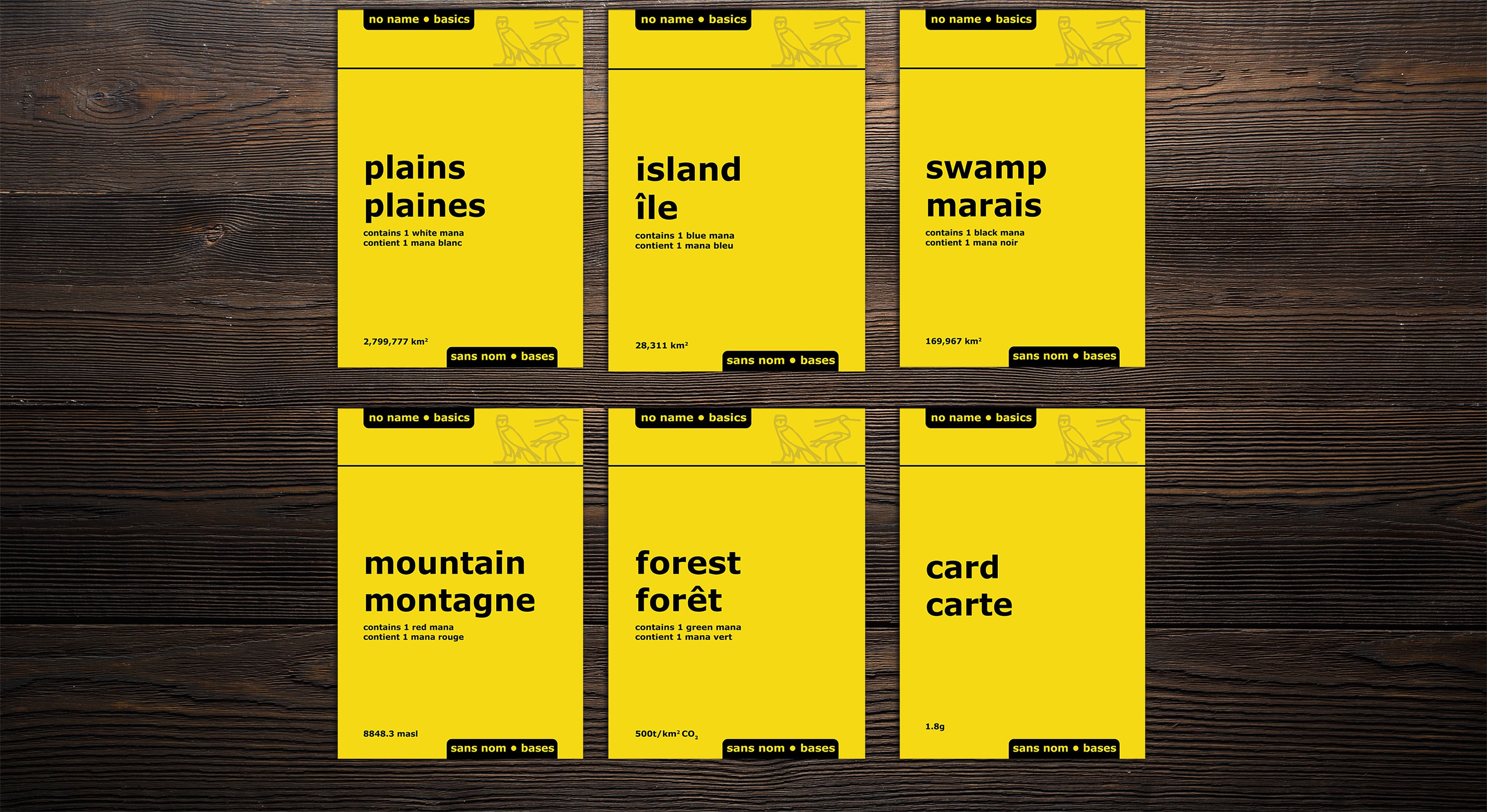 Canadian No Name Basic Lands, Presented by Atelier - Etsy