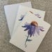 A Purple Daisy Water Color Card Set and Notebook - Etsy