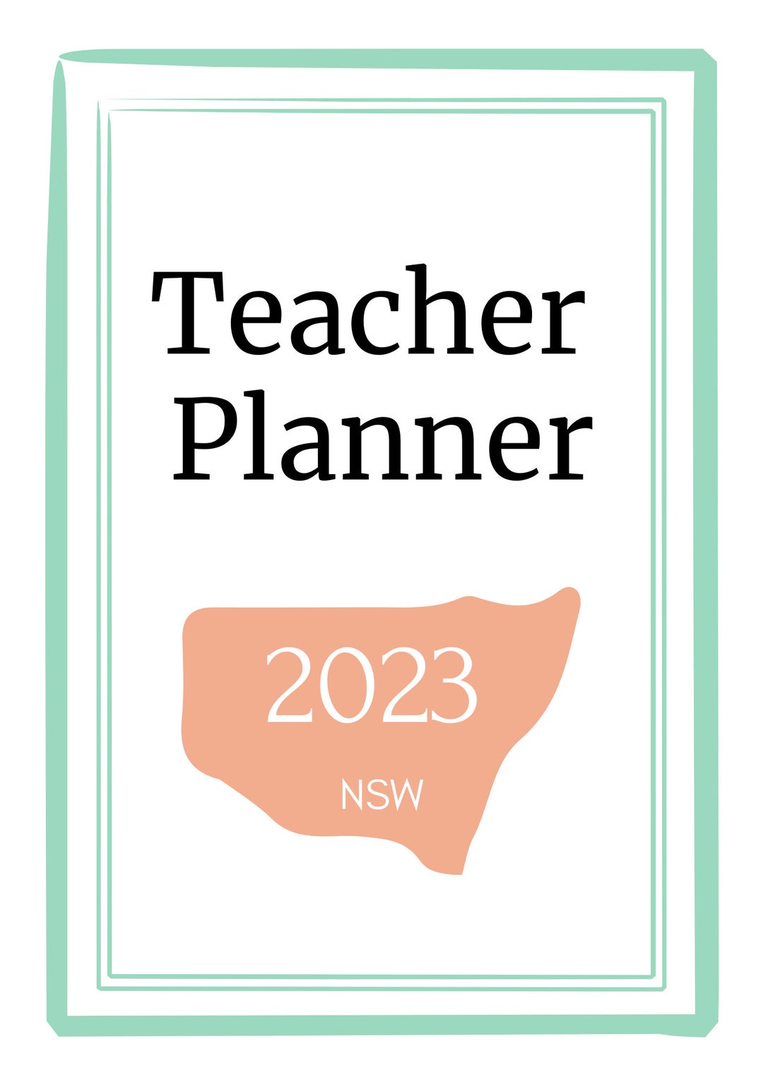 Pastel 2023 Teacher Planner Digital PDF Download Australian School Year ...