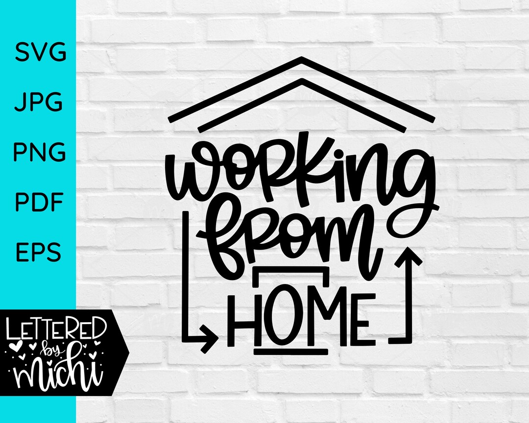 Working From Home Sign - Etsy