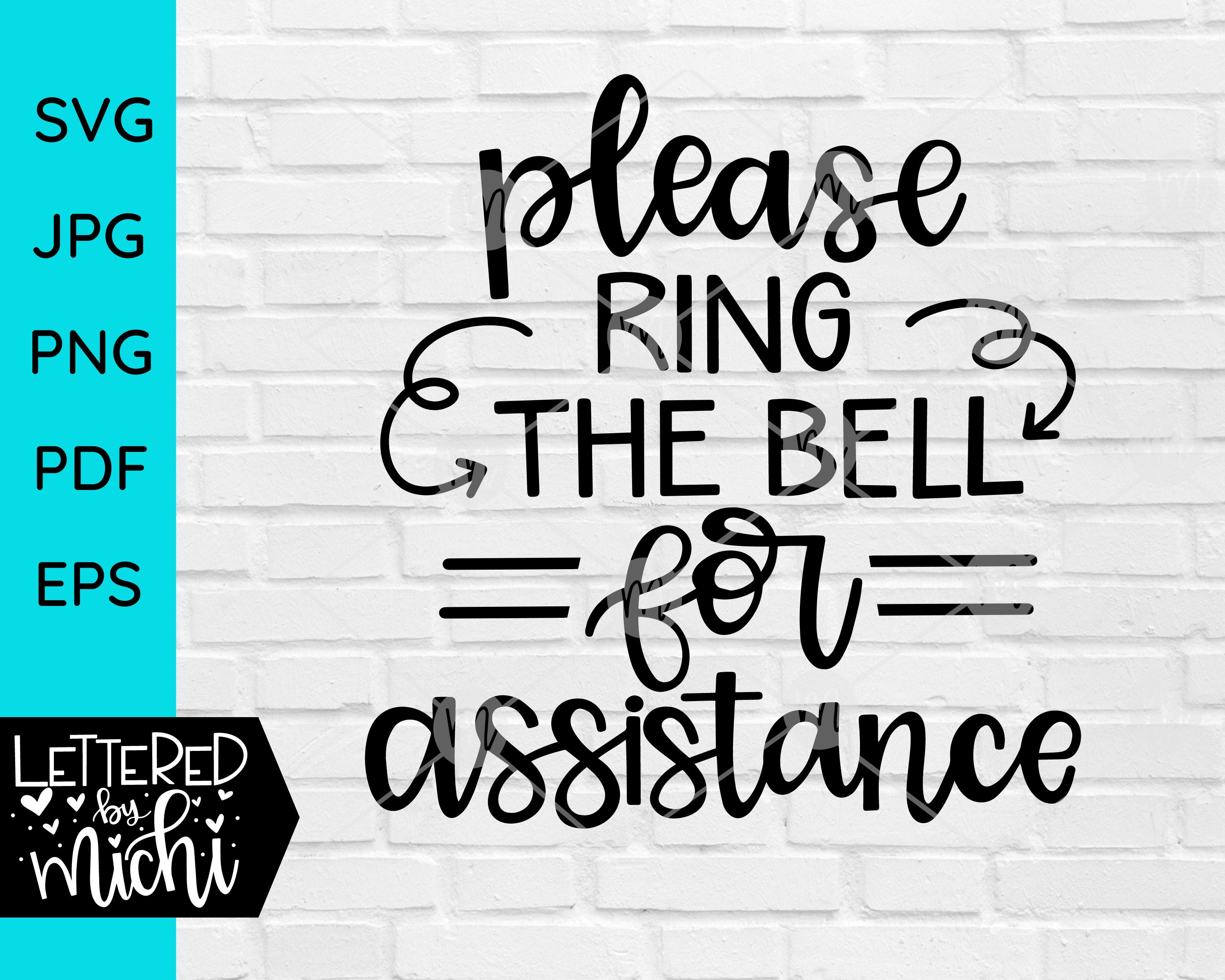 Ring the Bell for Assistance - Etsy
